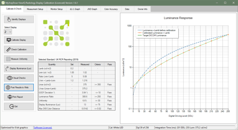 ViewIQ Display Calibration - MyXrayDose